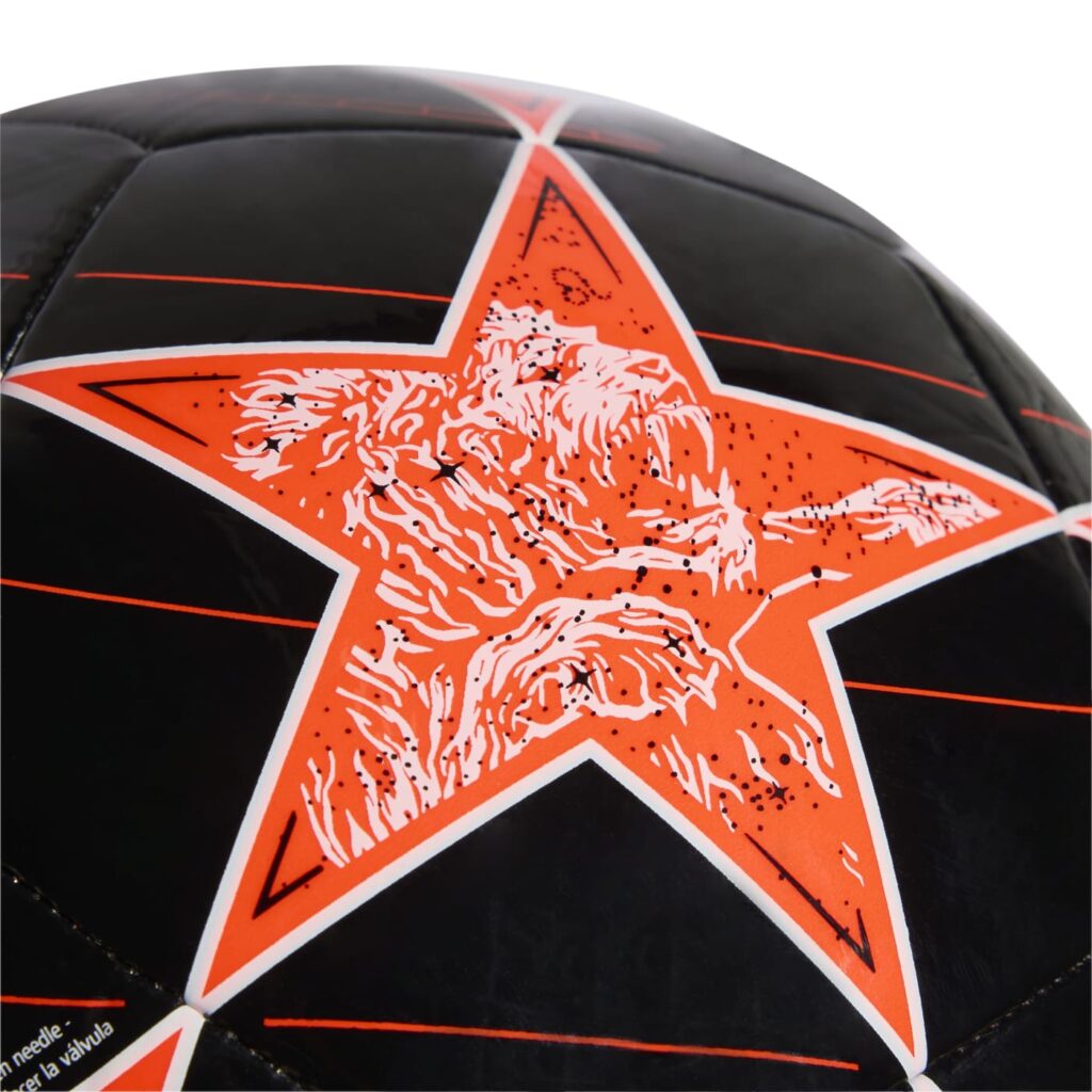Ballon Ligue des Champions UEFA 2026 Adidas Club Taille 4 Rouge et noir ...