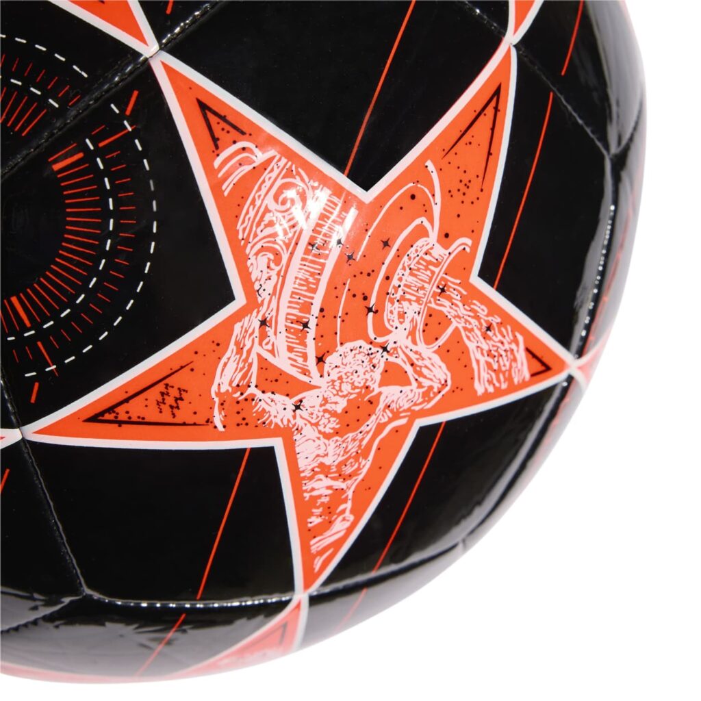 Ballon Ligue des Champions UEFA 2026 Adidas Club Taille 4 Rouge et noir ...