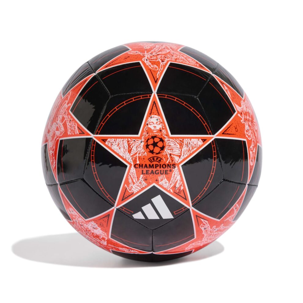 Ballon Ligue des Champions UEFA 2026 Adidas Club Taille 4 Rouge et noir ...