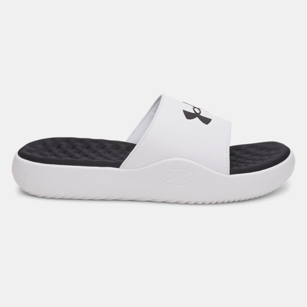 Claquette UA Ignite Pro 8 Fixed Strap Under Armour Blanc - Univers Crampons